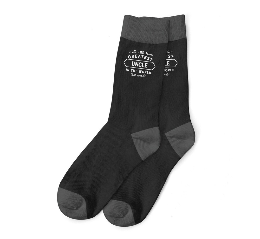 Uncle Gift Socks Birthday or Christmas Present for Uncle Men's Socks ...