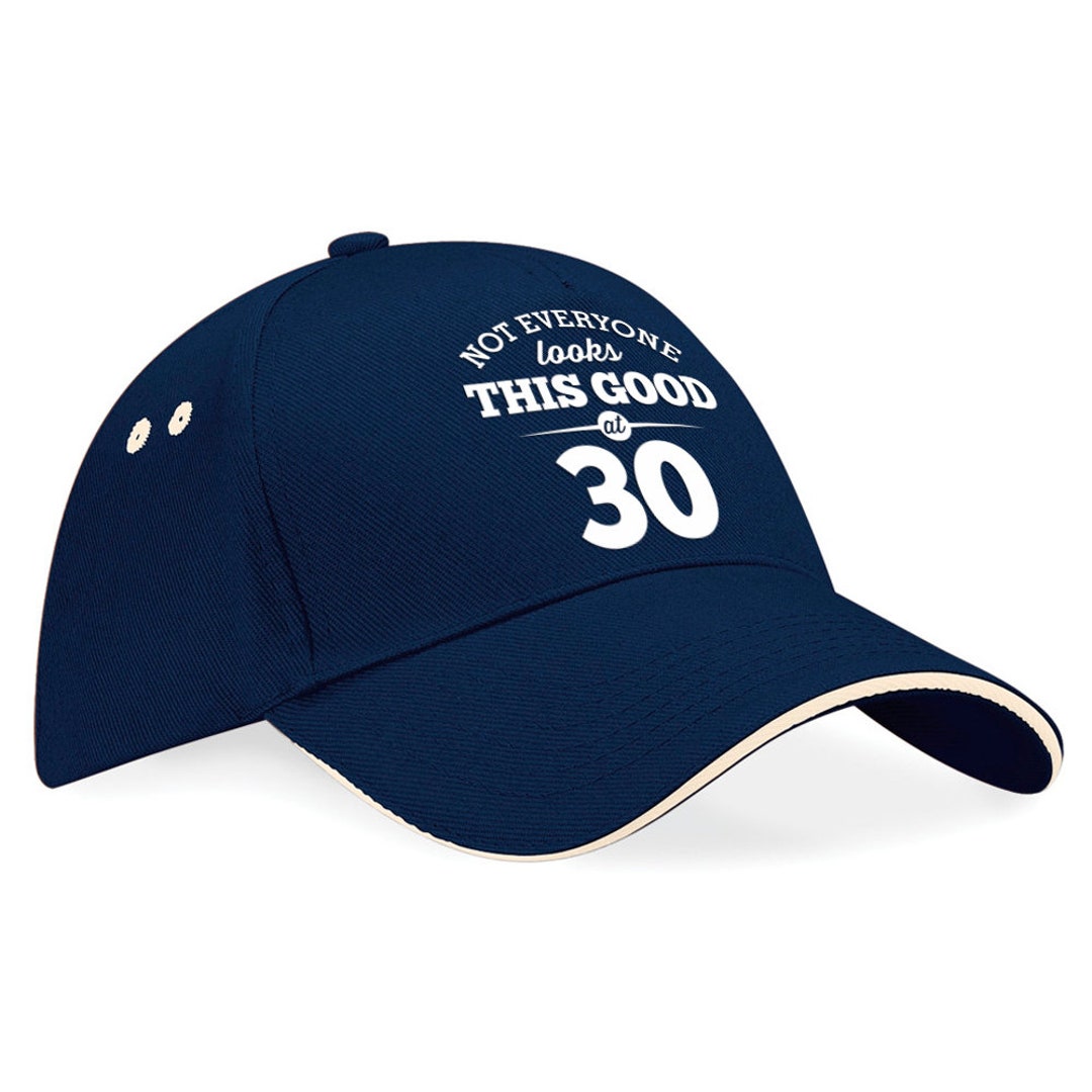 30th Birthday Baseball Cap, 30th Birthday Gift, Keepsake, Idea Not ...