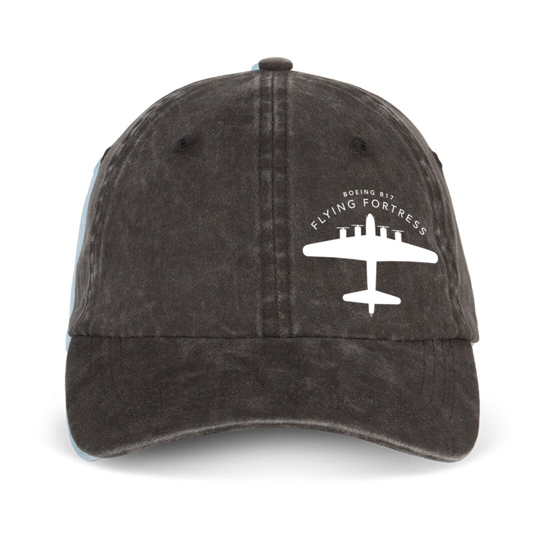 Flying Fortress Gift Aircraft Baseball Cap Hat Illustration Detailed ...
