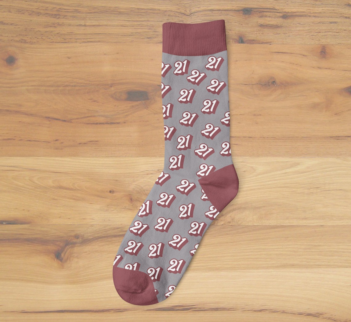 21st Birthday Socks Gift for Women Ladies Present Keepsake | Etsy