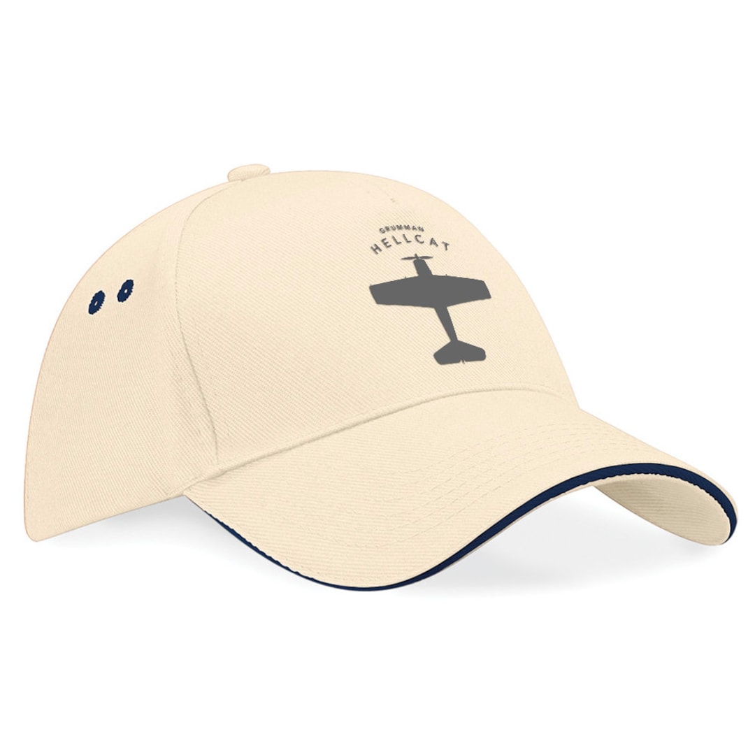 Grumman Hellcat Gift Aircraft Baseball Cap Hat Illustration Detailed ...