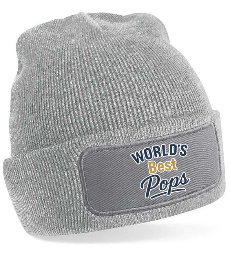 Pops Gift Beanie Hat Birthday Present Father's Day Keepsake Christmas ...