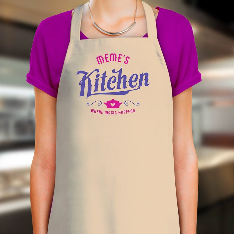 Meme Gift Apron Birthday Present Funny Cooking Baking Gift Kitchen ...