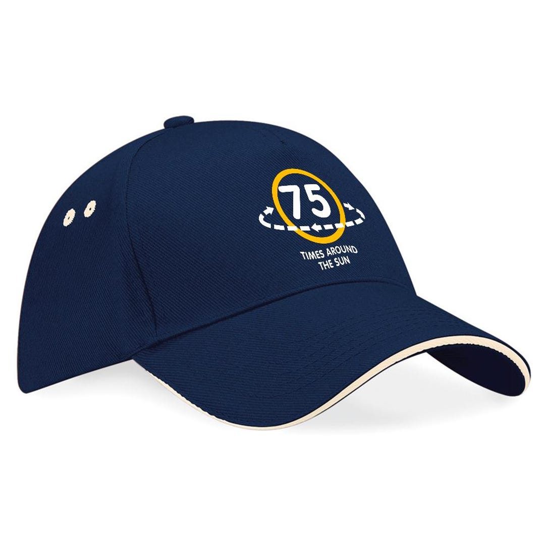 75th Birthday Gift for Men Baseball Cap Hat for Age 75 Birthday Present ...