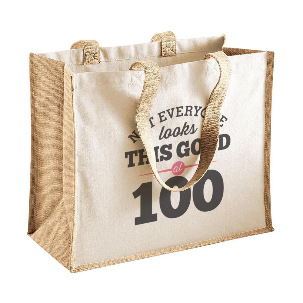 100th Birthday 100th Birthday Idea 100th Birthday Bag Tote - Etsy UK