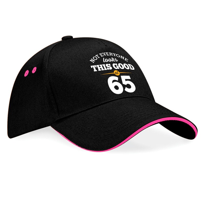 65th Birthday, Baseball Cap, 65th Birthday Gift, Keepsake, Idea, Not ...