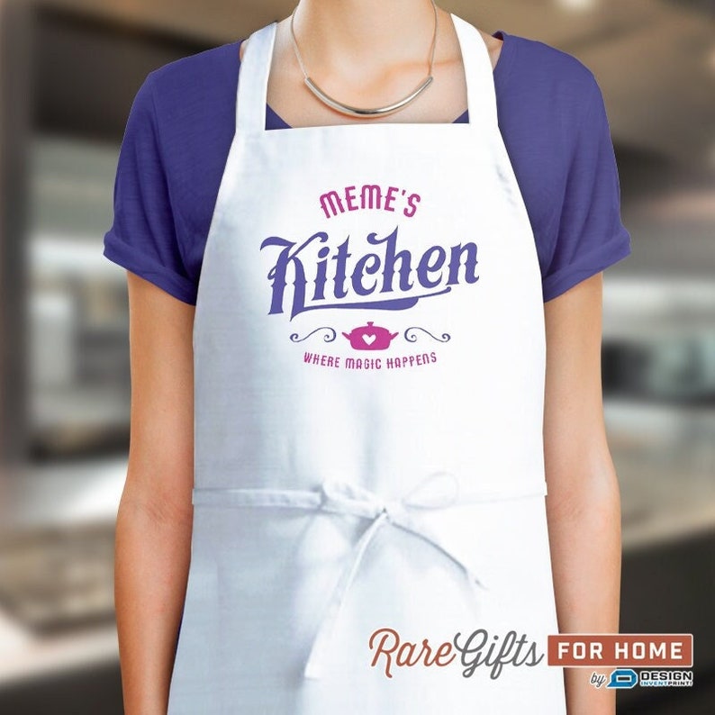 Meme Gift Apron Birthday Present Funny Cooking Baking Gift Kitchen ...