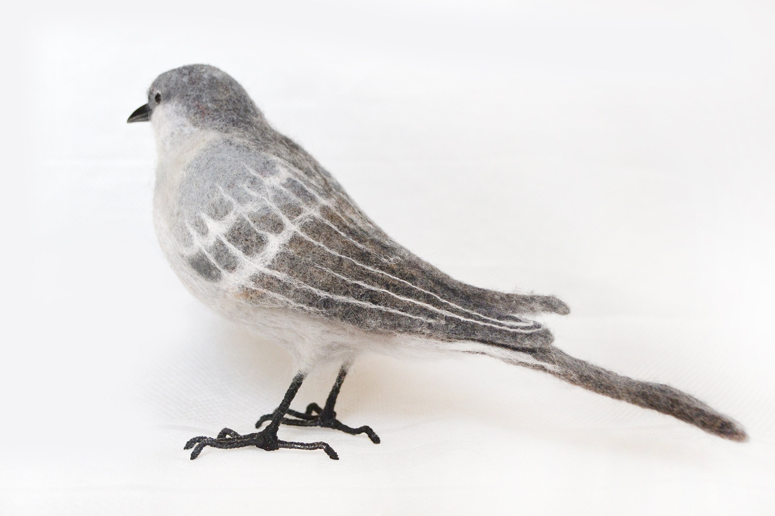 Northern Mockingbird Felting Realistic Toy the State Bird - Etsy Denmark