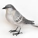 Northern Mockingbird Felting Realistic Toy the State Bird of Arkansas ...