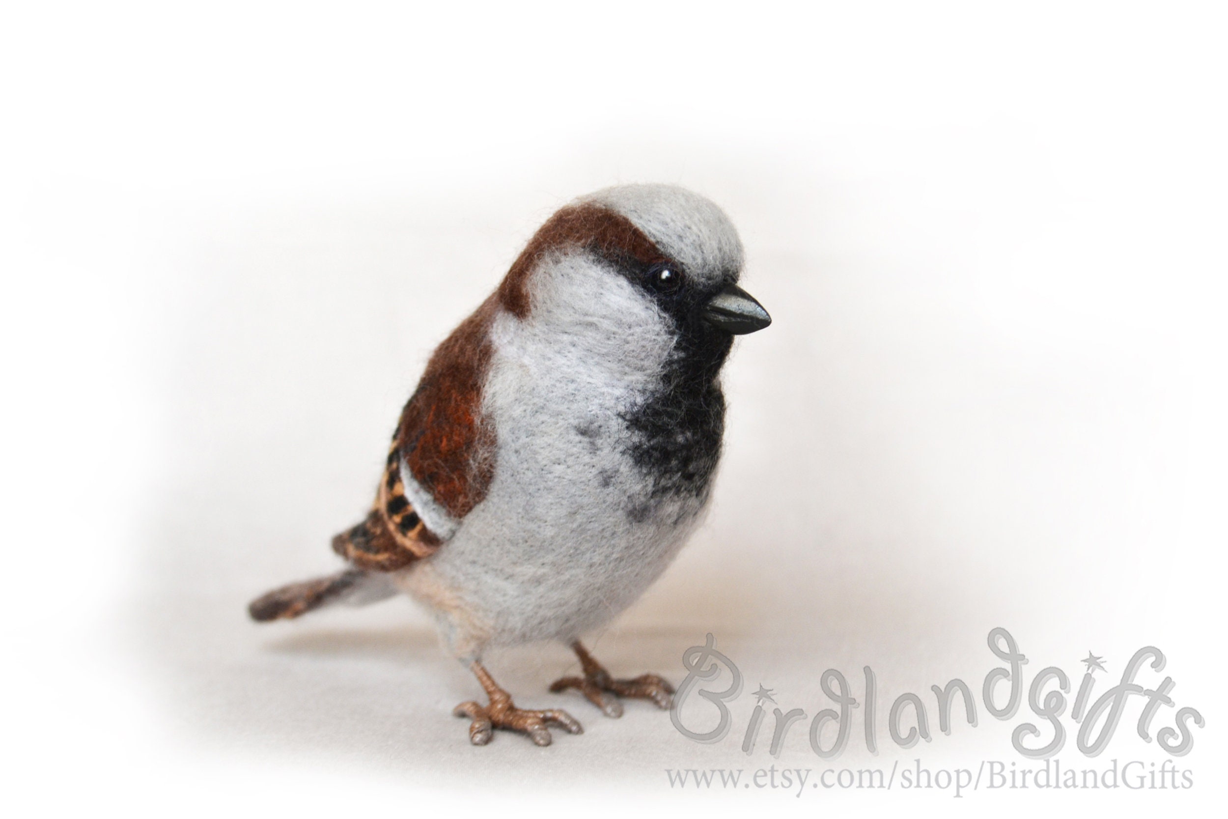 Felt Bird Sparrow Realistic Felt Toy Handmade Felted Toys | Etsy