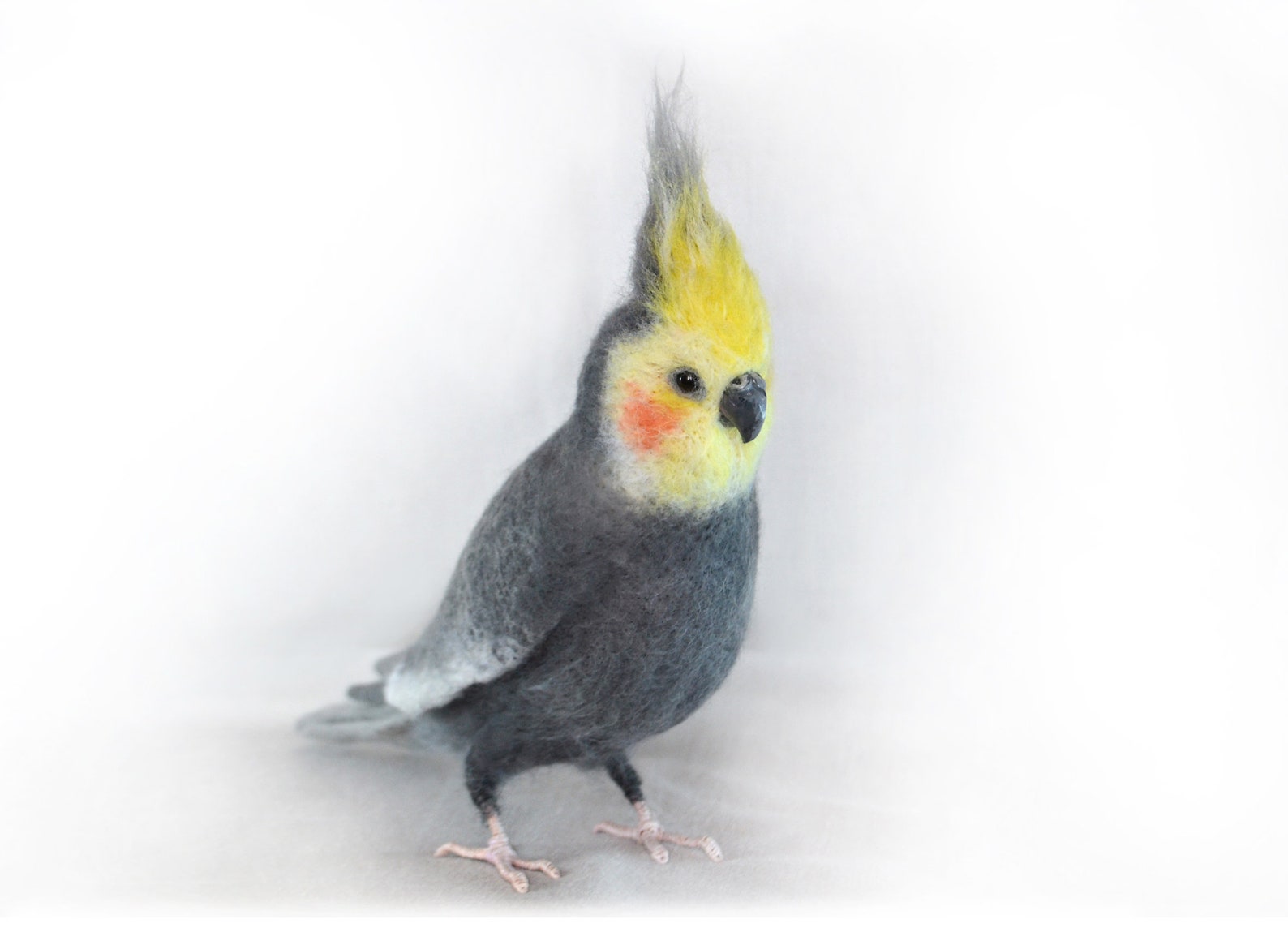 The Felt Bird - Cockatiel. Handmade Felted Bird. the Most Widely Kept ...