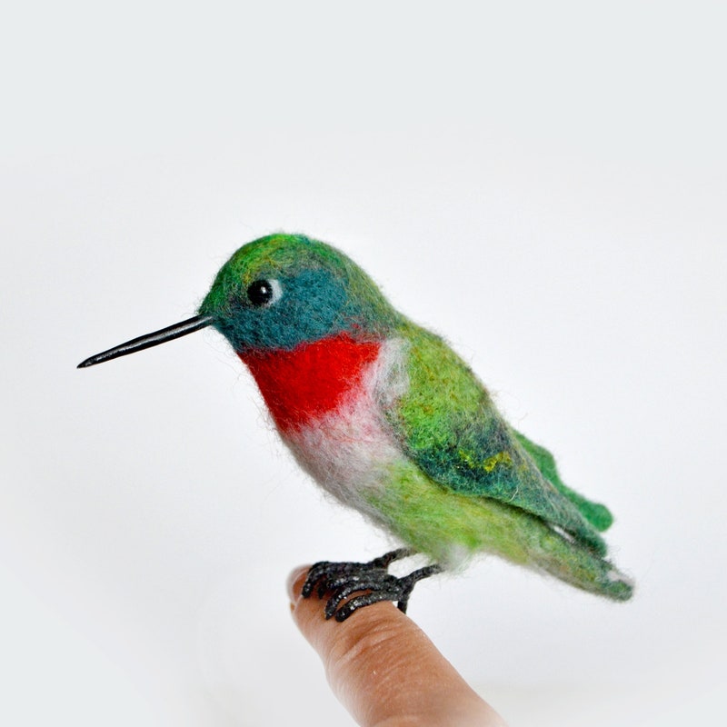 Felted Hummingbird - Etsy