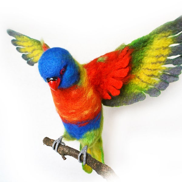 Felt Bird - Etsy