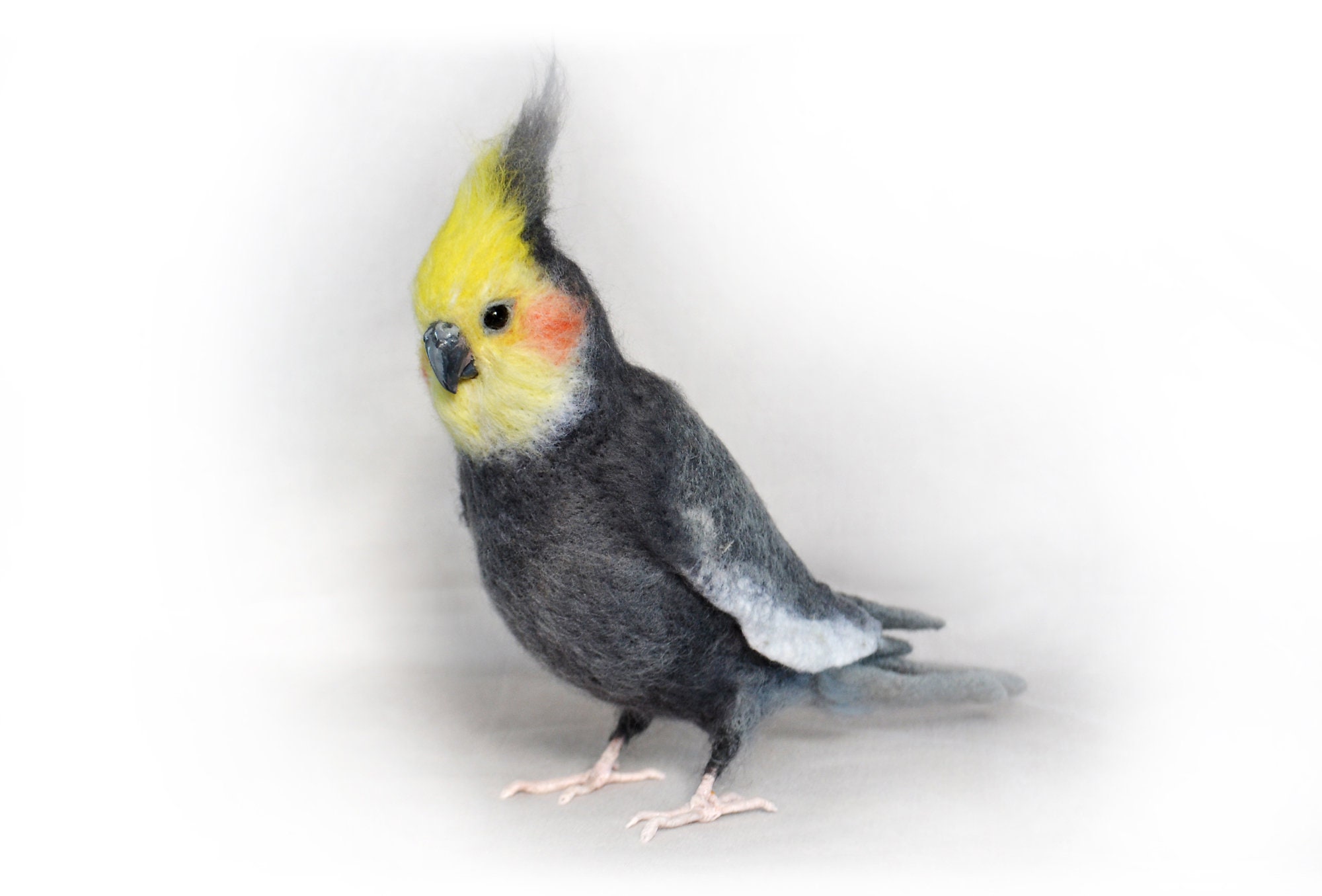 The Felt Bird - Cockatiel. Handmade Felted Bird. the Most Widely Kept ...