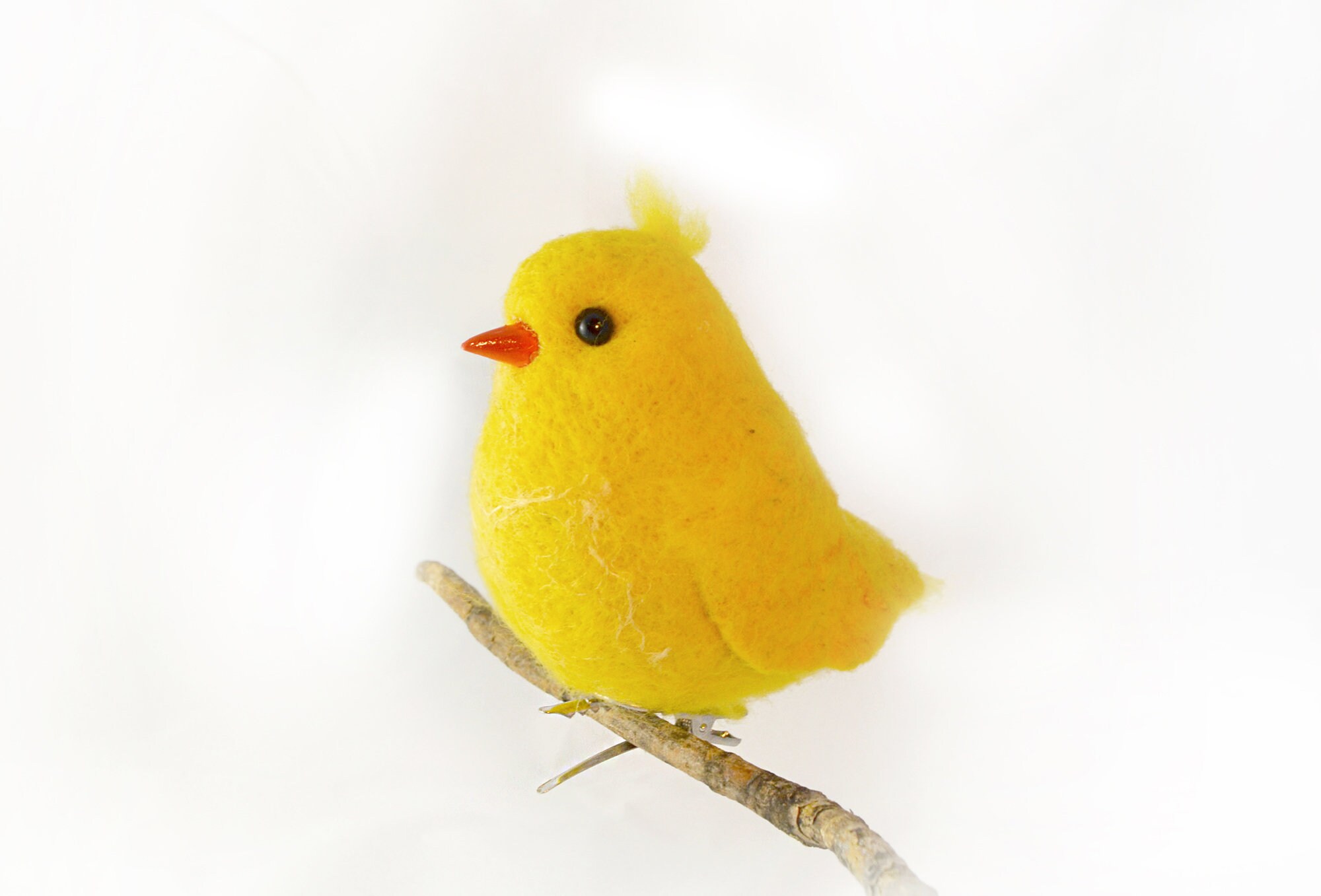 The Well Nourished Felted Canary the Handmade Cute Figurine | Etsy