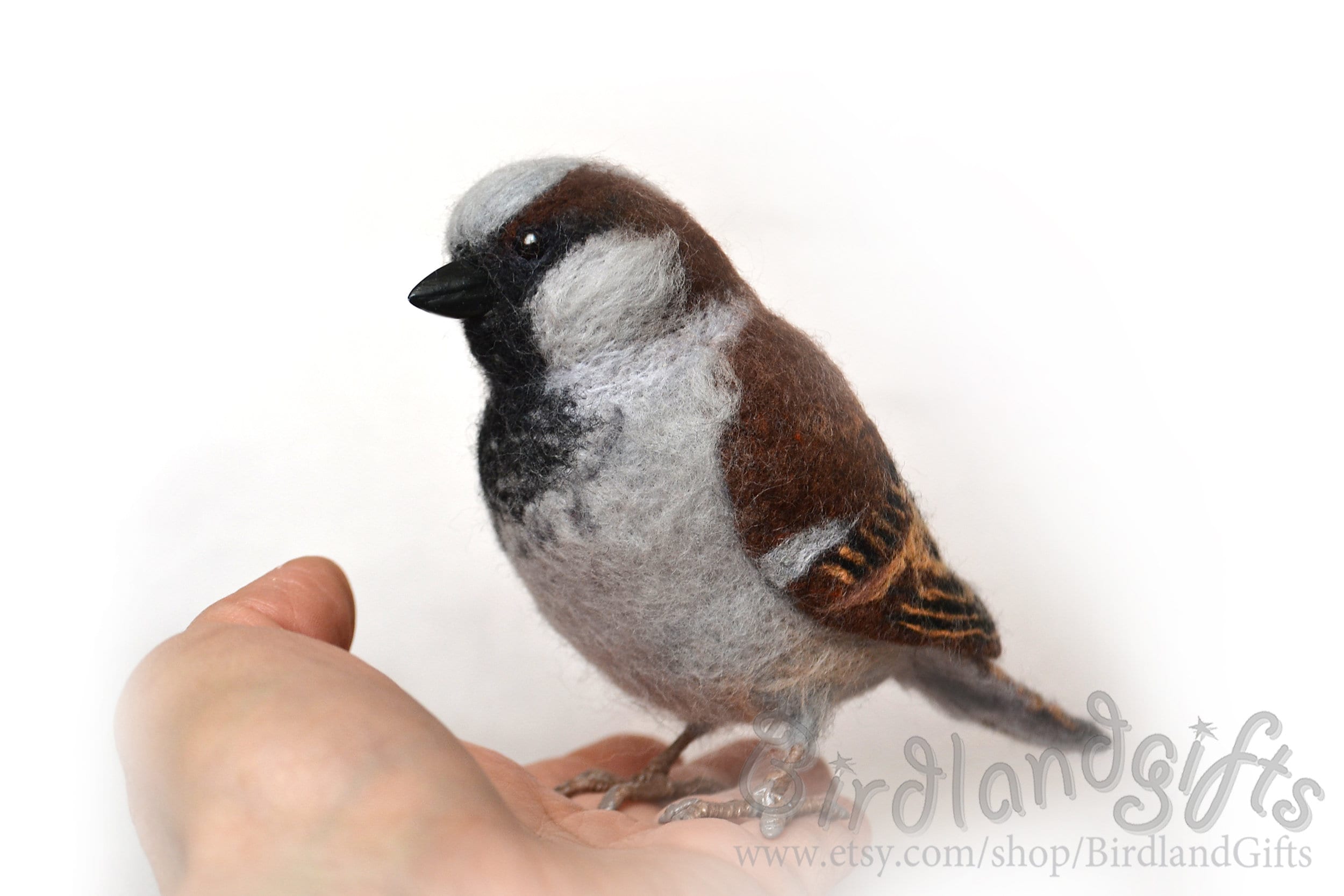 Felt Bird Sparrow Realistic Felt Toy Handmade Felted Toys | Etsy