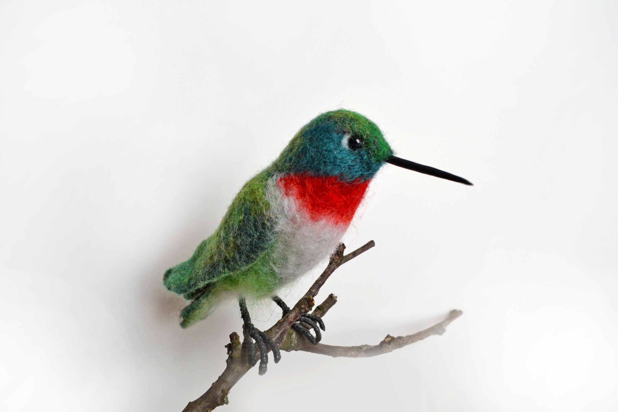 Hummingbird the Felt Bird Fully Handmade and Unique Gift - Etsy