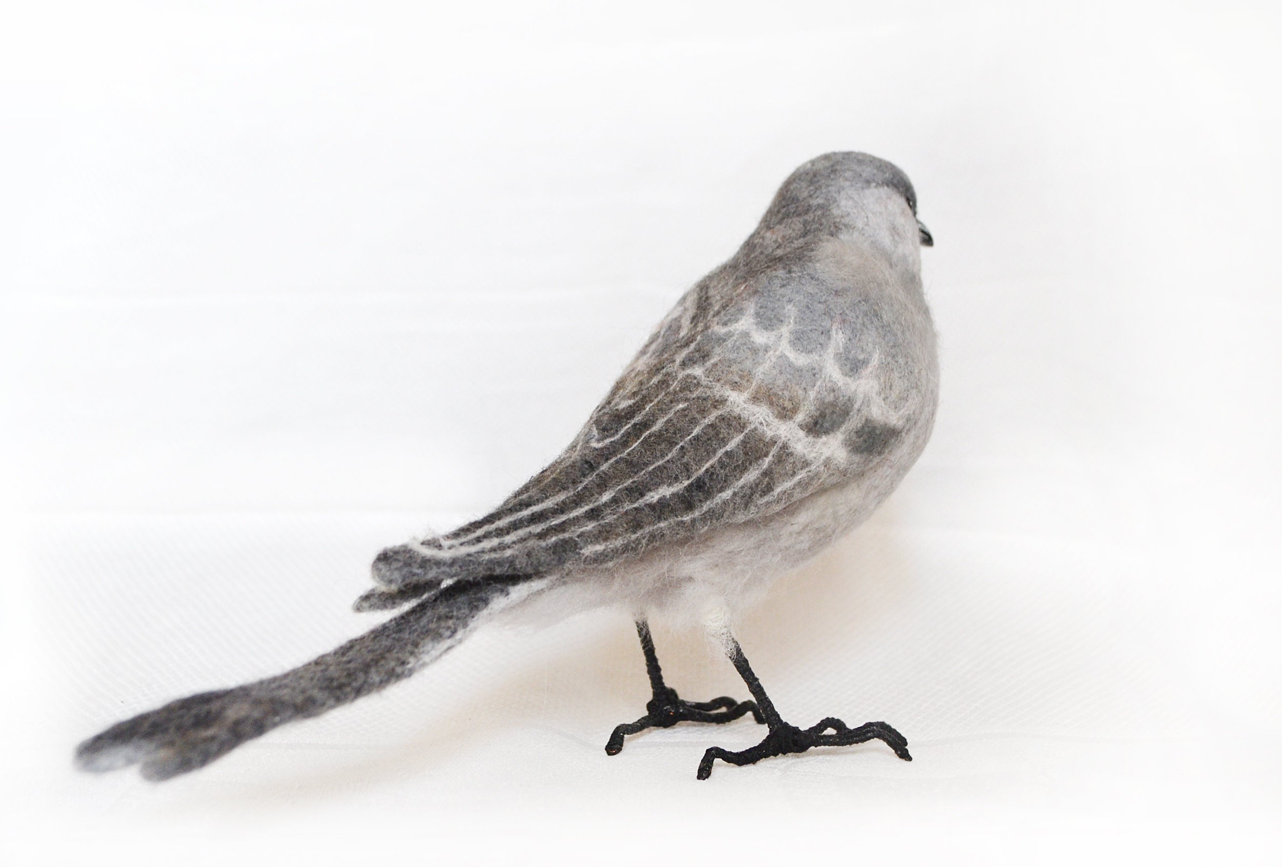Northern Mockingbird Felting Realistic Toy the State Bird - Etsy Denmark
