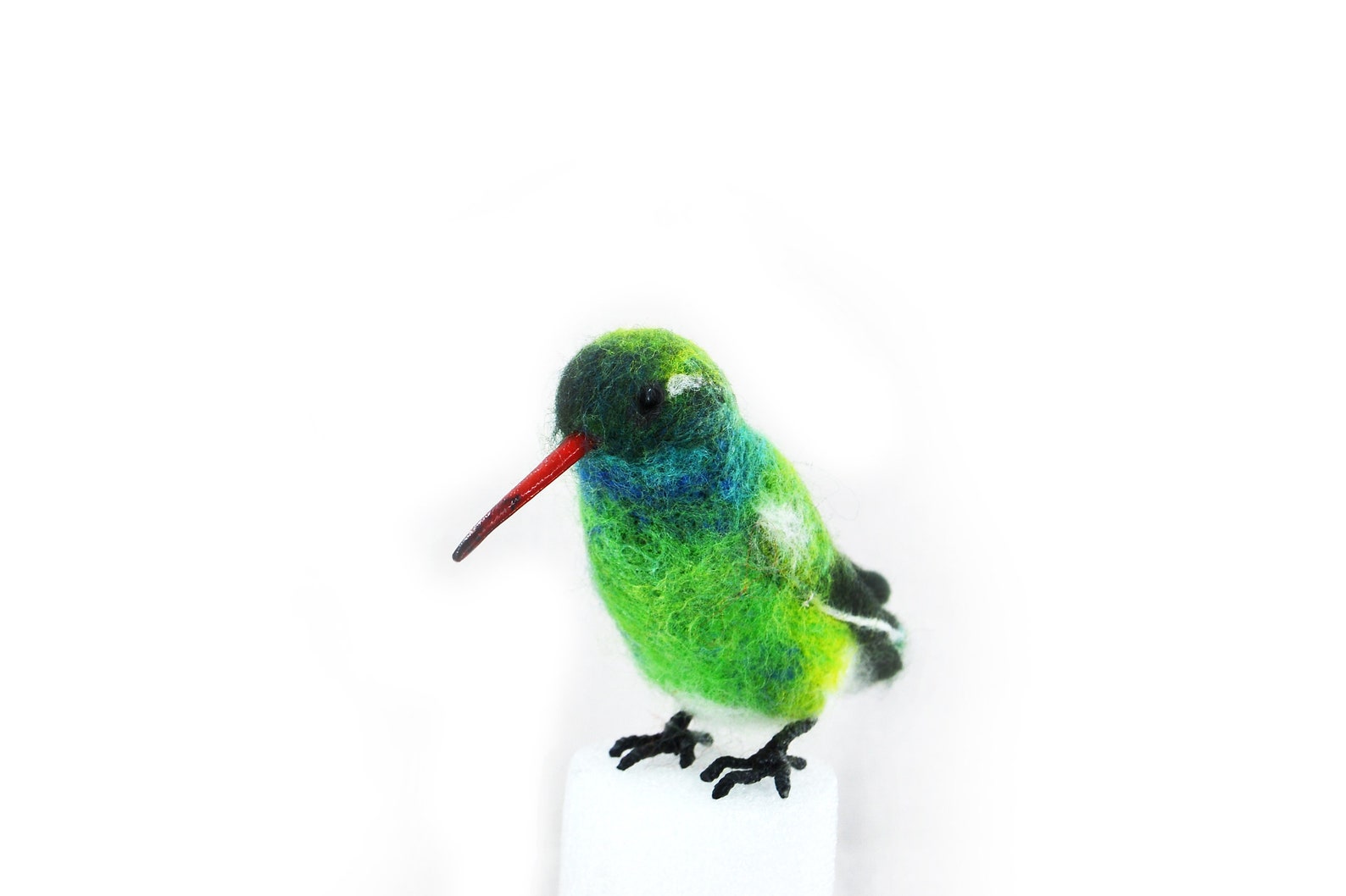 Broad-billed Hummingbird - Realistic Felting Bird. Lifelike Felting ...
