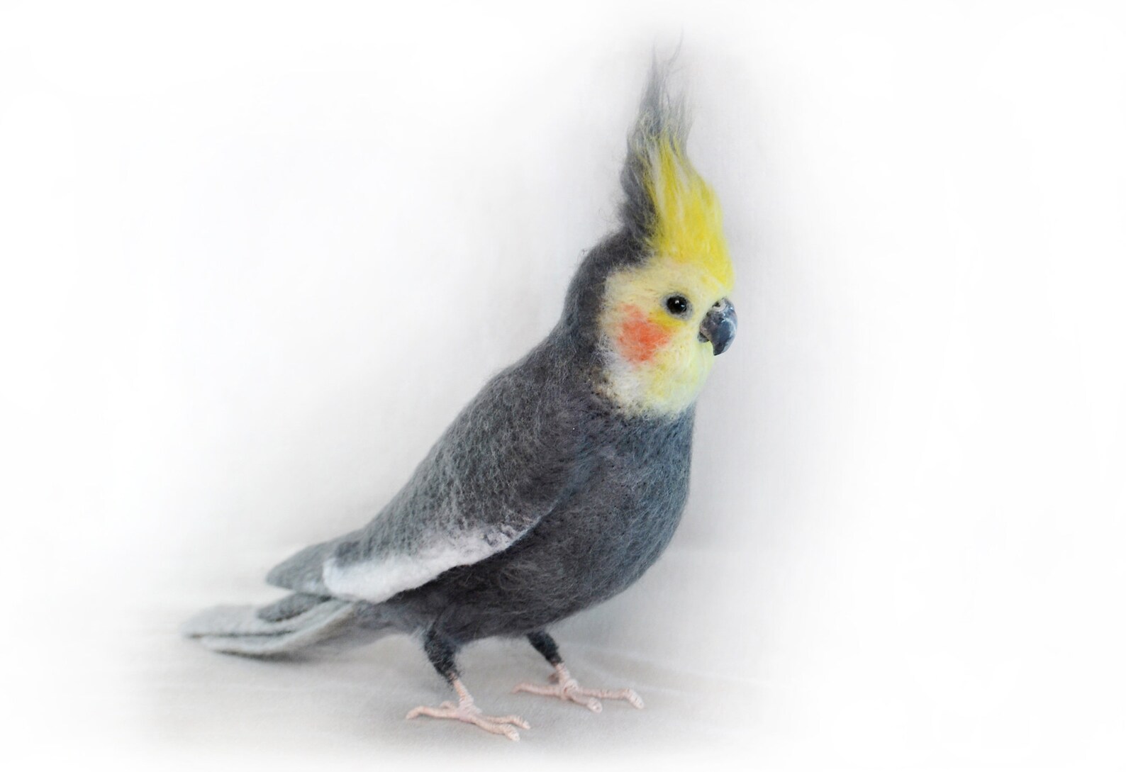 The Felt Bird - Cockatiel. Handmade Felted Bird. the Most Widely Kept ...