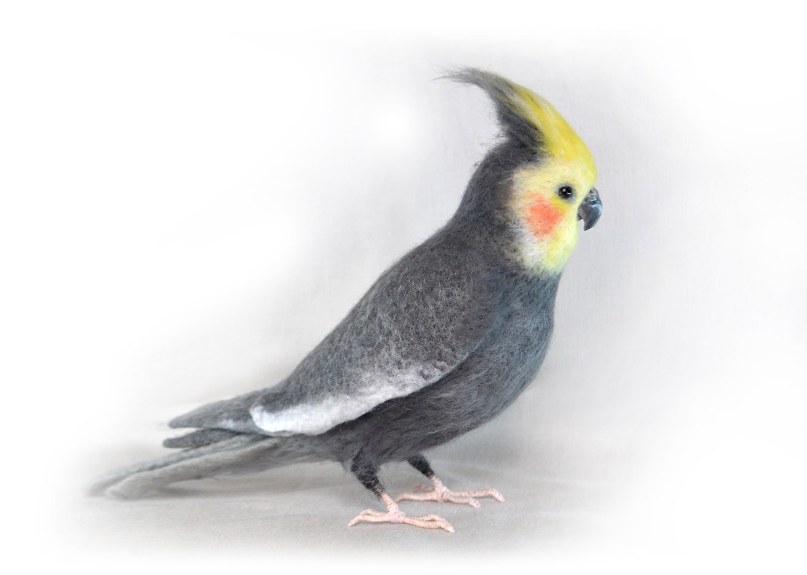 The Felt Bird - Cockatiel. Handmade Felted Bird. the Most Widely Kept ...