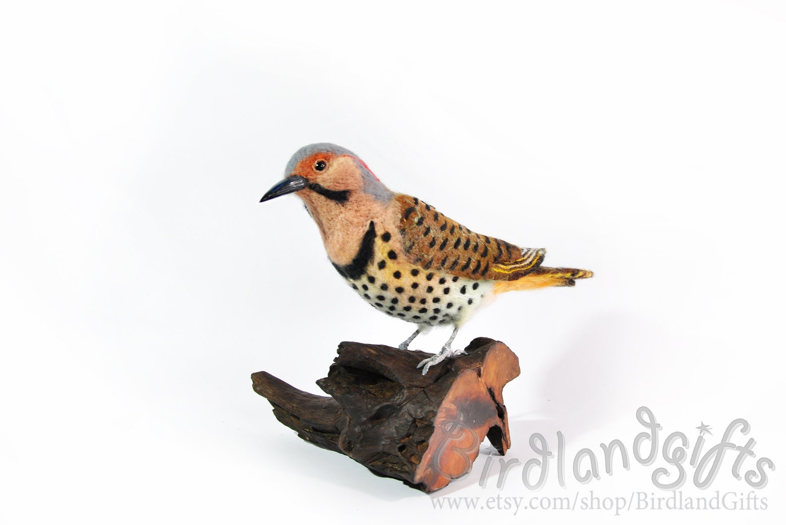 Northern Flicker - Handmade Felted Bird - Ornithologist Gift, Faux ...