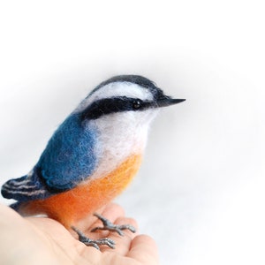 Red-breasted Nuthatch - Realistic Felt Toy - Bird of All North America ...