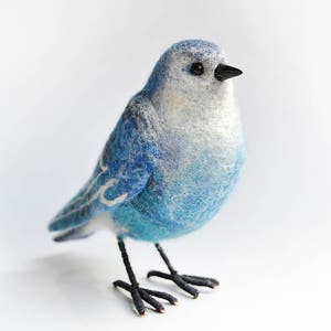 Custom Blue Robin :)- Handmade Animal Sculpture in Waldorf Style for ...