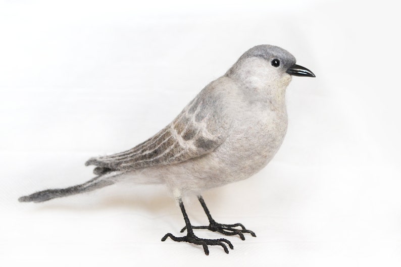 Northern Mockingbird Felting Realistic Toy the State Bird - Etsy