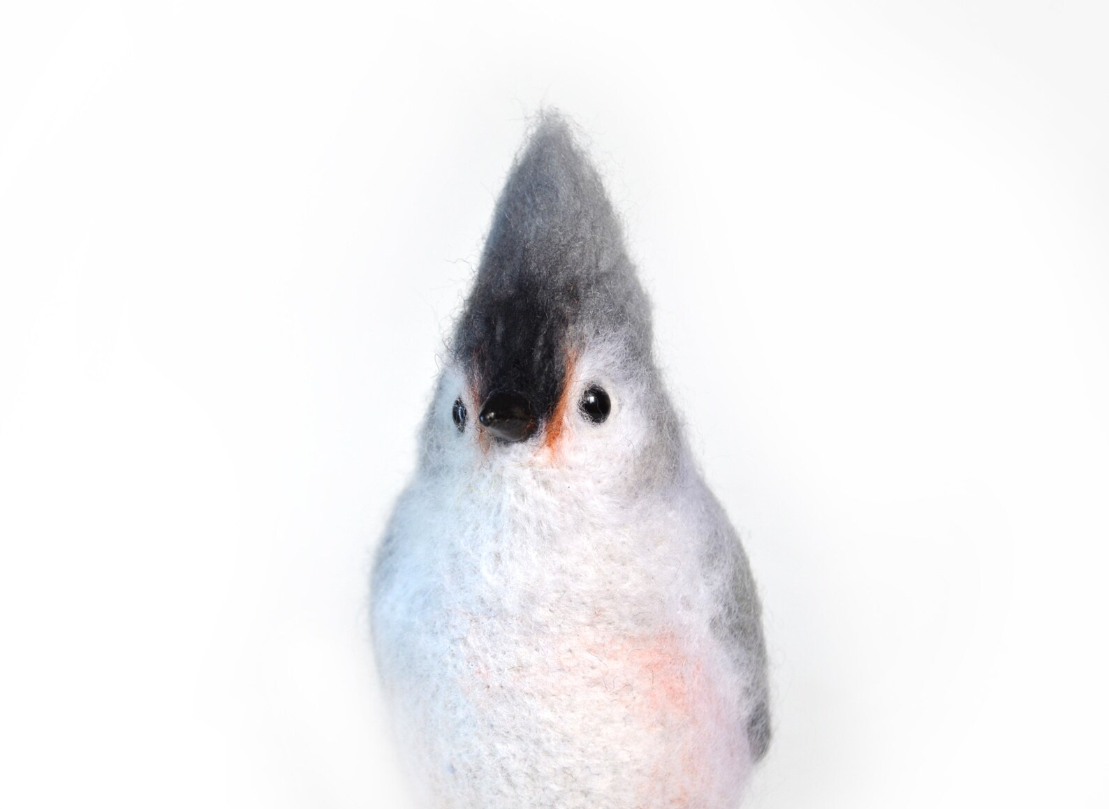 Realistic Felt Toy Tufted Titmice Also Known as - Etsy