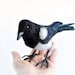 Eurasian Magpie 1/2 Scale Felted Naturalistic Doll - Etsy