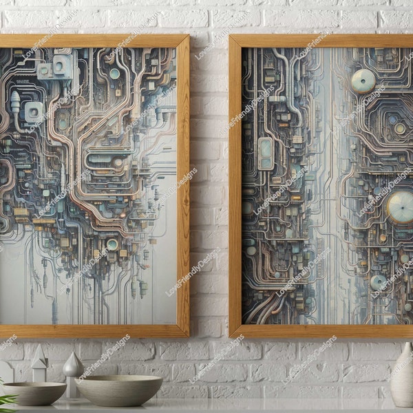 Circuit Board Art - Etsy