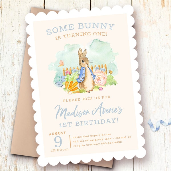 Peter Rabbit First Birthday - Etsy