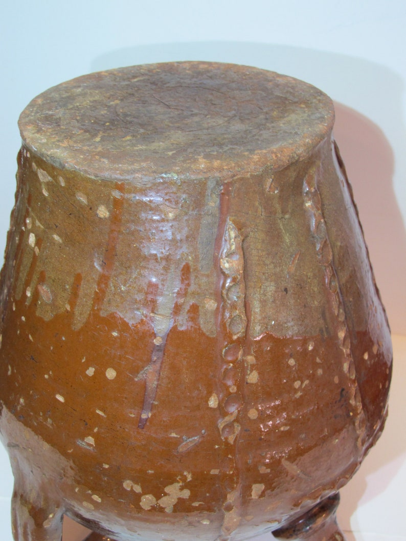 Large French Terracotta Water Jug With Cross From Burgundy Region 16L ...