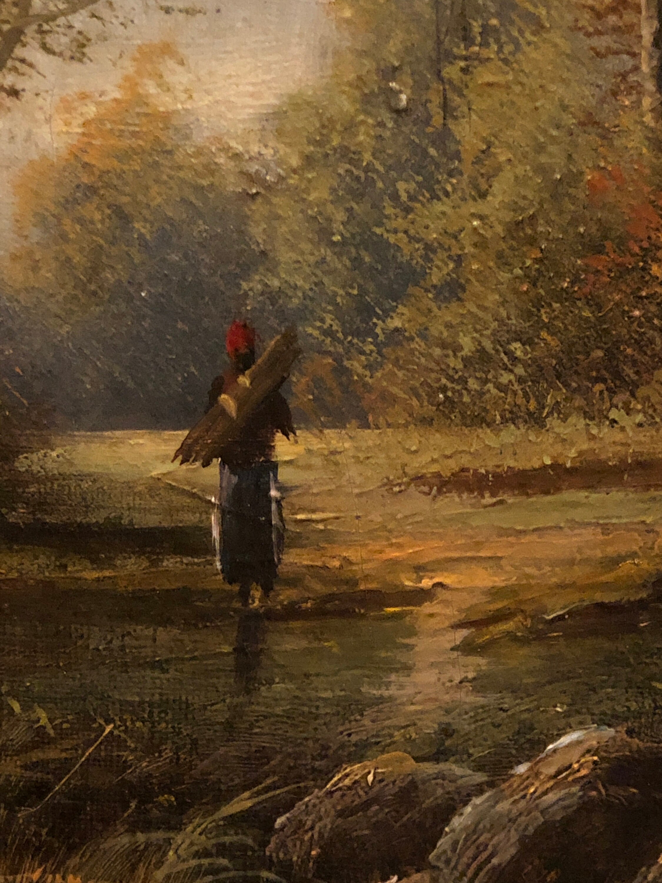 George Augustus Holmes, A Pair, Oil on Canvas Landscape Paintings, 19th ...
