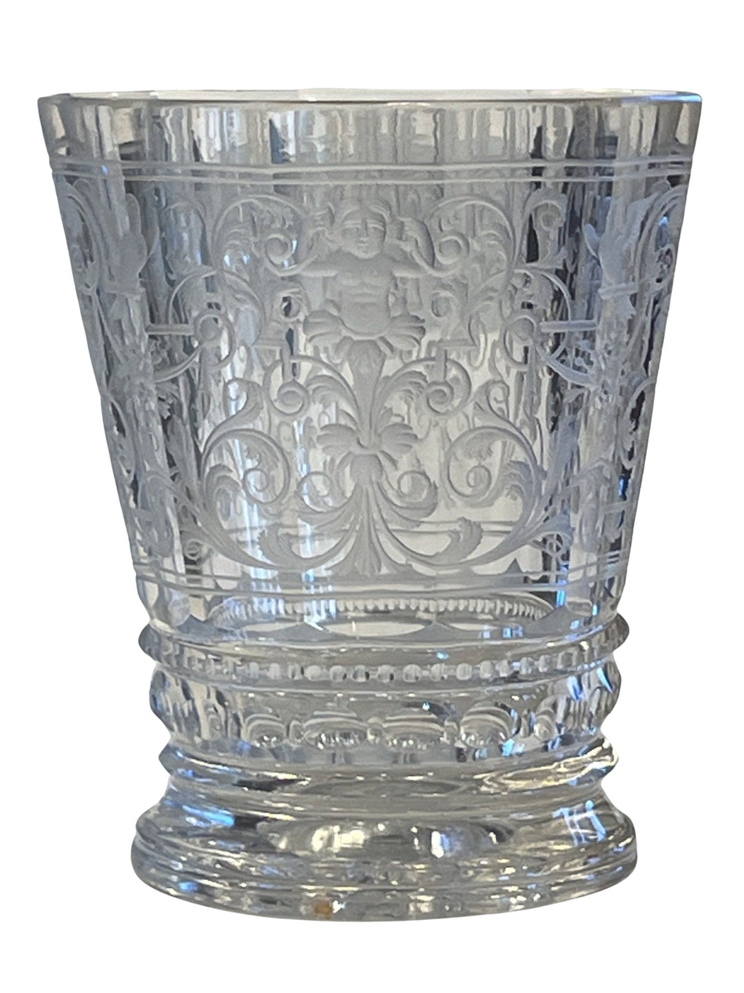Unmarked Lobmeyr Finely Detailed Engraved Historismus Beaker C. 1910 ...