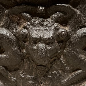 19th Century Heavy Cast Iron Shield With Battle Scene - Etsy