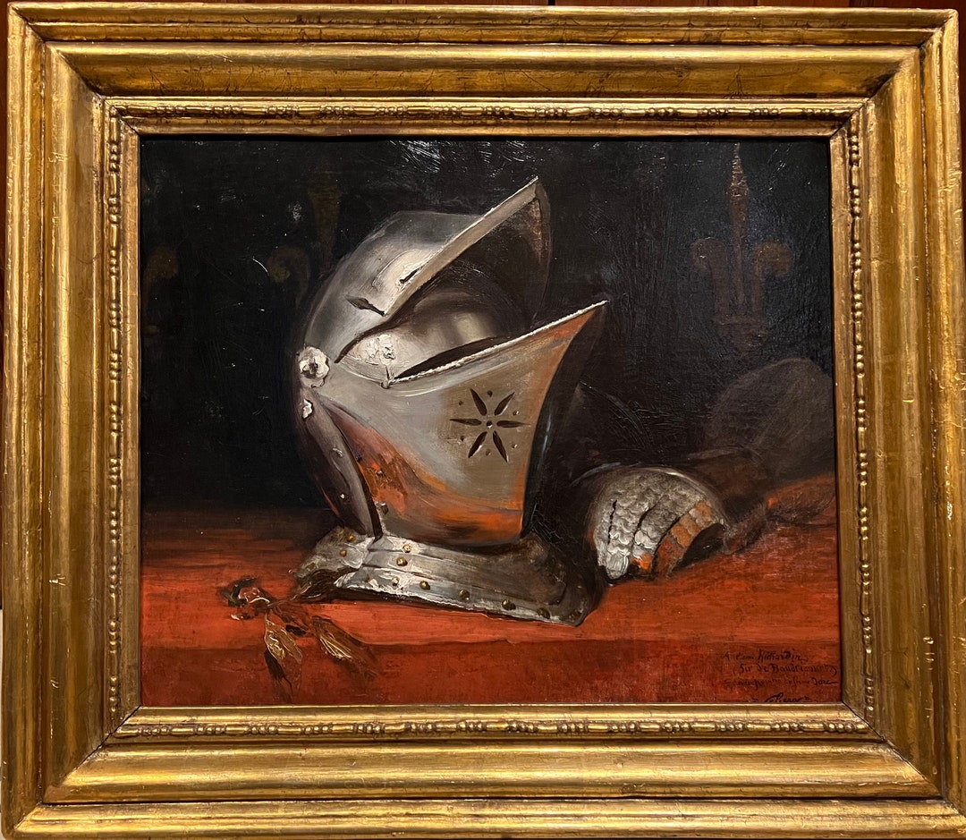 Jean Jacques Scherrer, Oil on Canvas "armaments of Joan of Arc" - Etsy