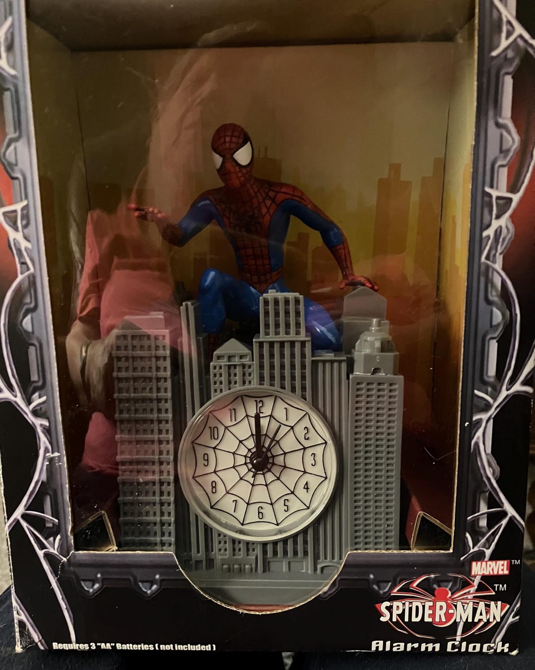 Vintage Spider-man Alarm Clock. NIB 2002 - Etsy