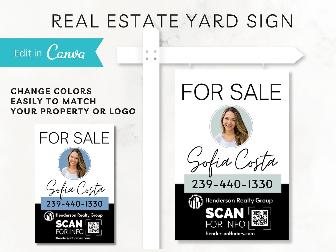 Real Estate Yard Signs for Sale Yard Signs Just Listed Signs Real ...