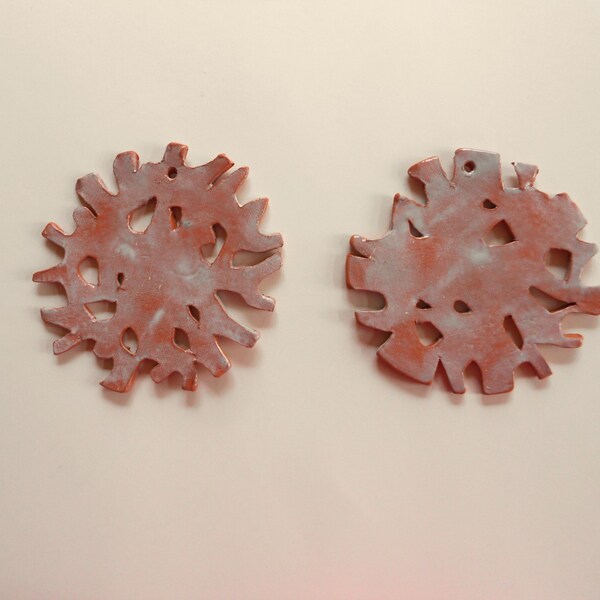Ceramic Snowflake Wall Art - Etsy