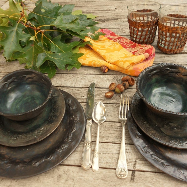 Rustic Dinnerware - Etsy