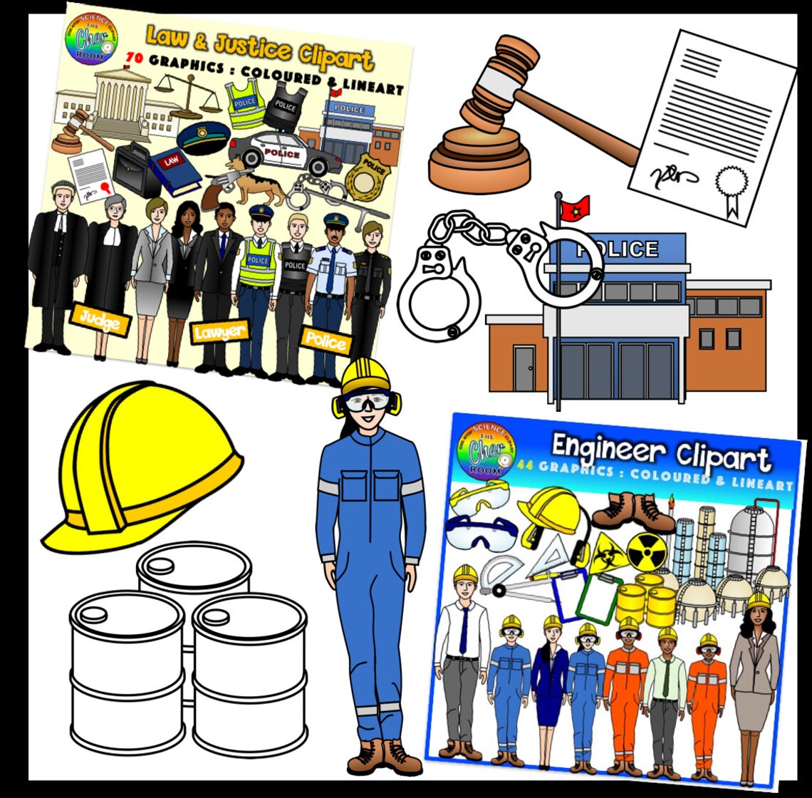 Careers Clipart community Helpers - Etsy