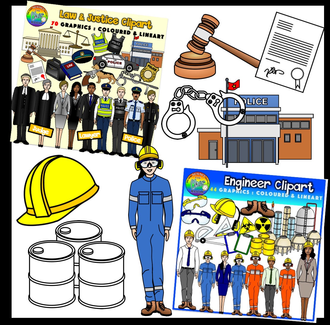 Careers Clipart community Helpers - Etsy