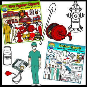 Careers Clipart community Helpers - Etsy