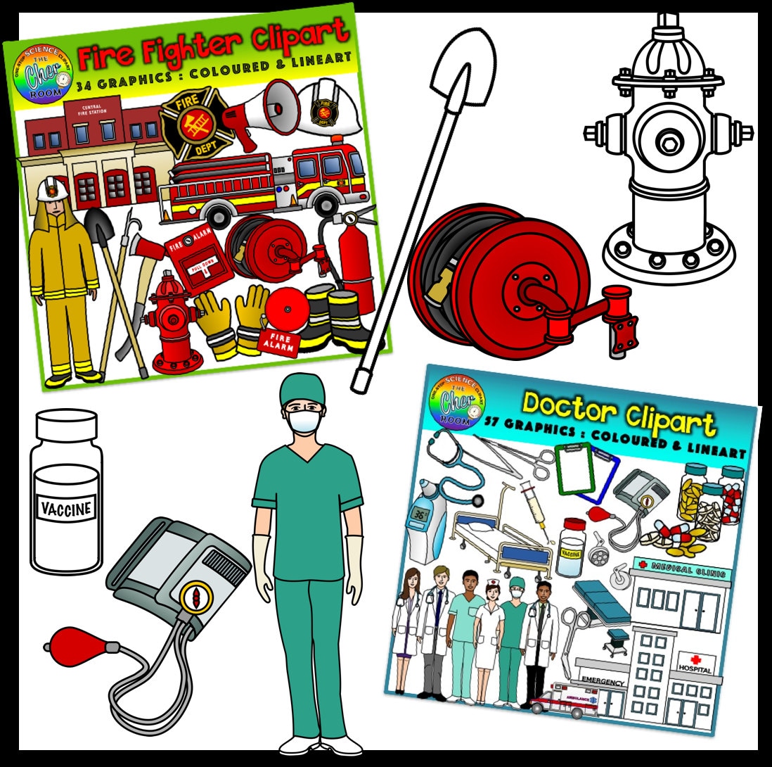 Careers Clipart community Helpers - Etsy