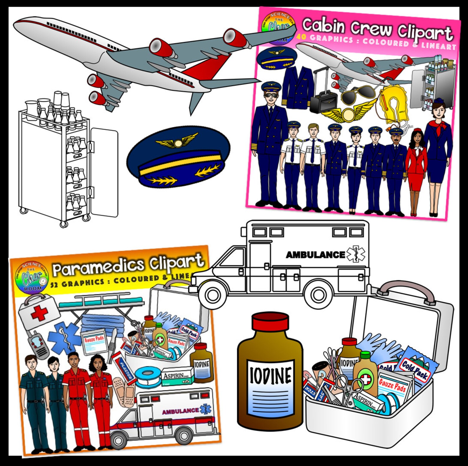 Careers Clipart community Helpers | Etsy