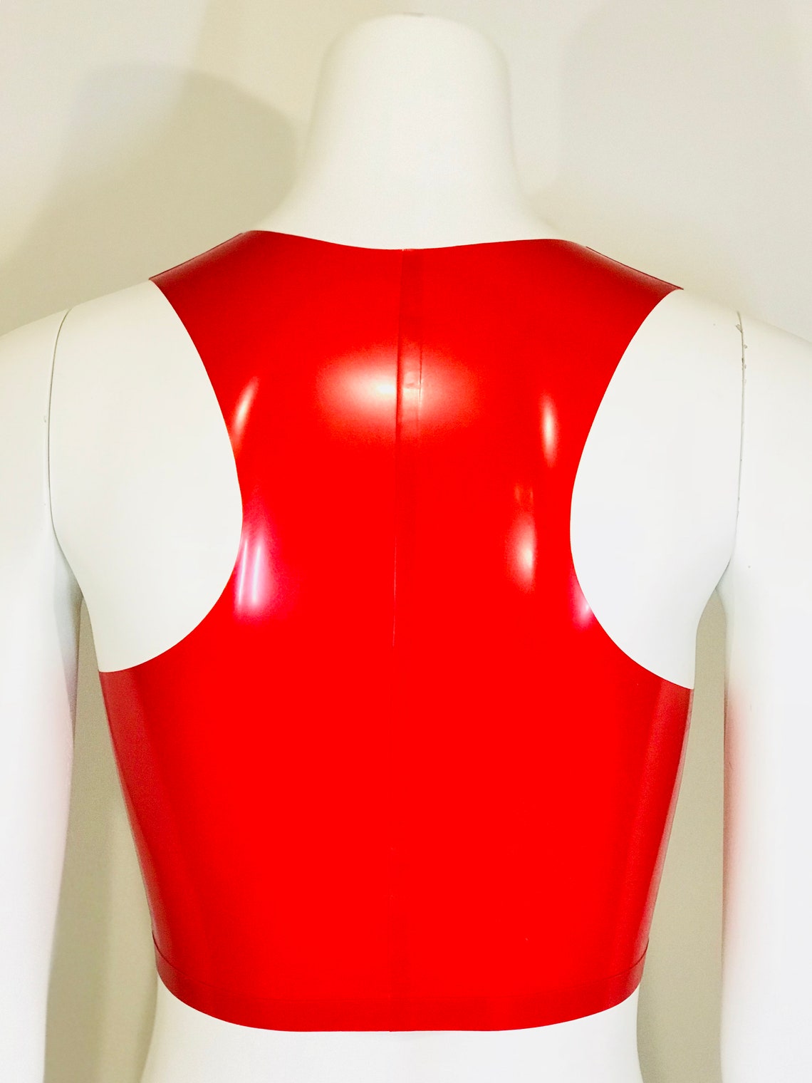 Latex Cutout Crop Top - Etsy