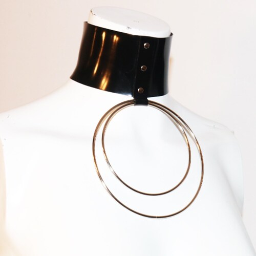 Latex Rubber Collar With 3 Orings - Etsy