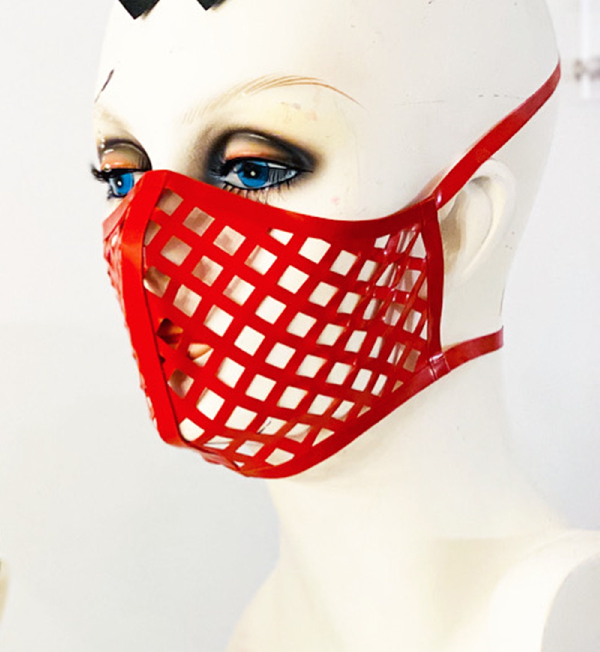 Latex Rhombilicious Muzzle Mask | Etsy UK